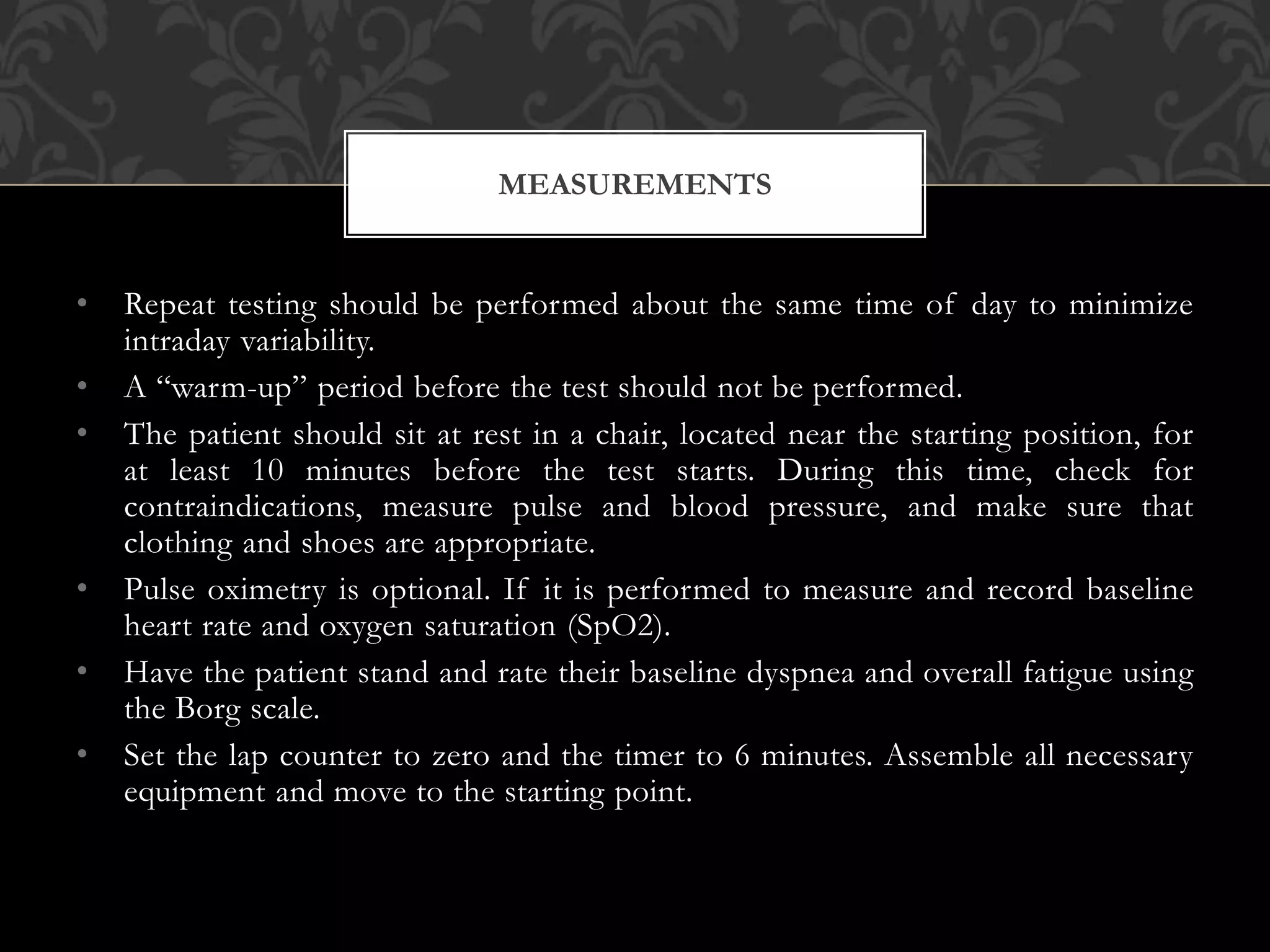 6 minute walk test | PPTX