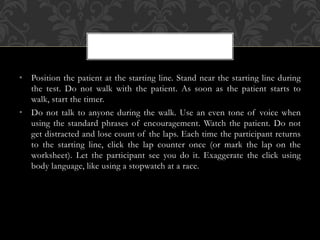 6 minute walk test | PPTX