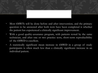 6 minute walk test | PPTX