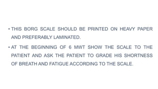 6 minute walk test | PPTX