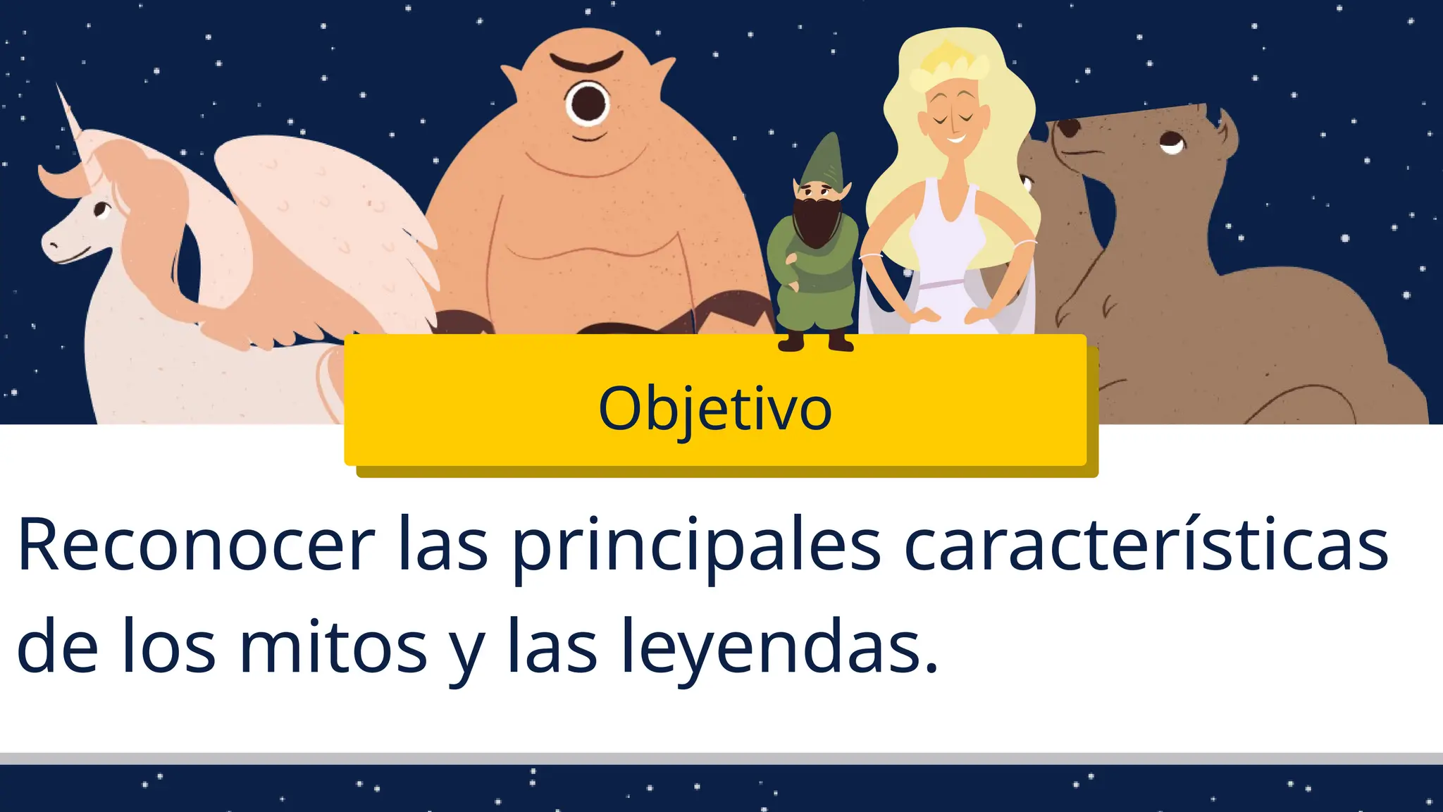 Presentacion caracteristicas de MITOS Y LEYENDAS | PPTX