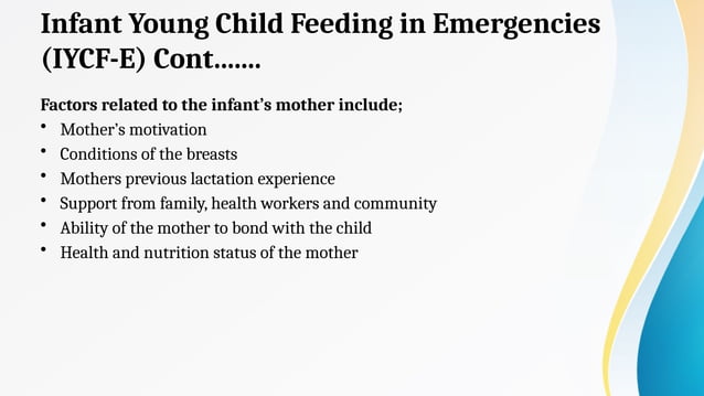 6 MIYCAN Training Infant and young child feeding in Emergencies.pptx