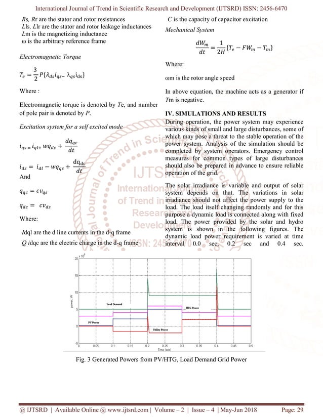 Modelling and Simulation of Grid-Connected Solar-Hydro based Hybrid ...