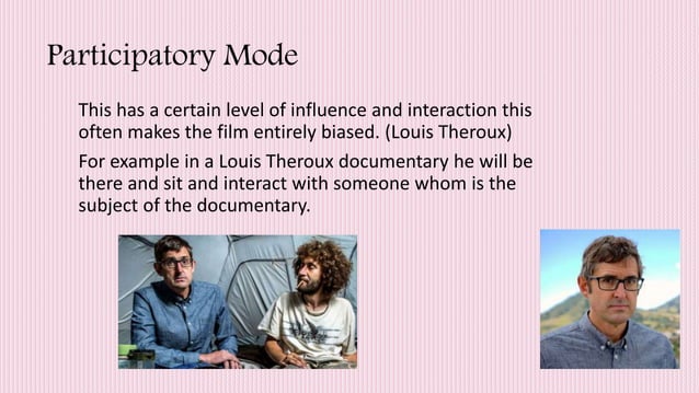 6 modes of Documentary | PPT