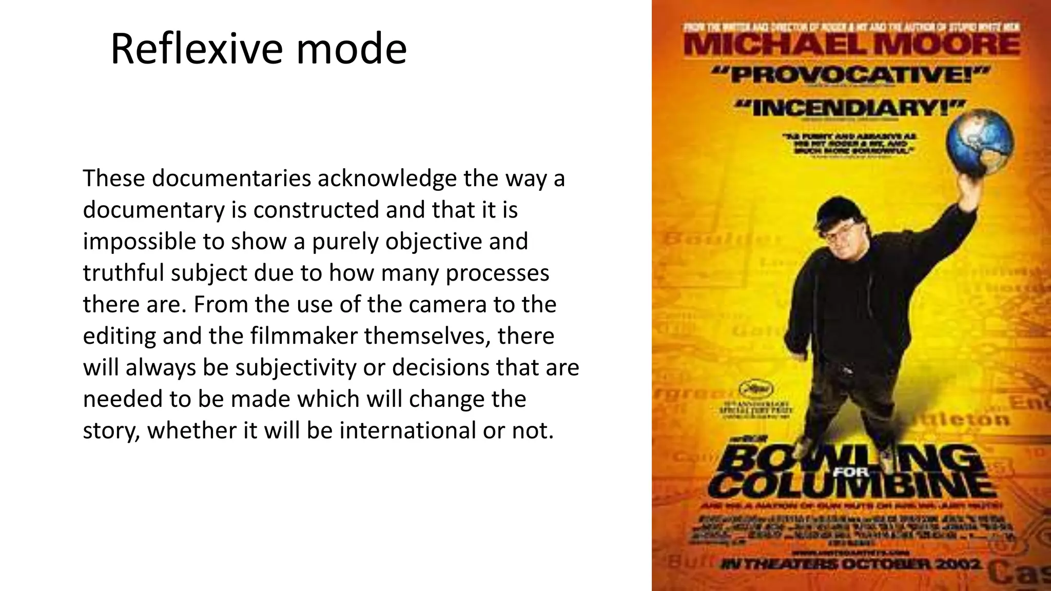 6 modes of documentries for slide share | PPT