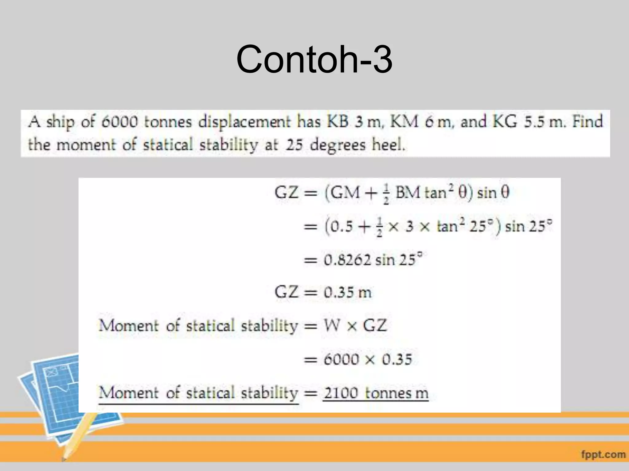 [6] momen stabilitas statis & final kg | PPTX