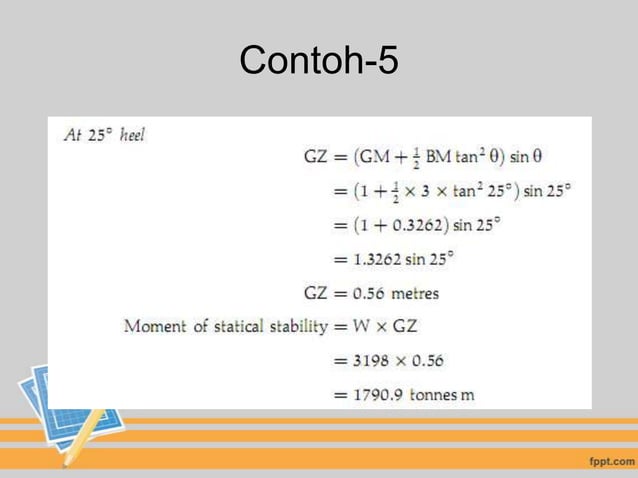 [6] momen stabilitas statis & final kg | PPTX