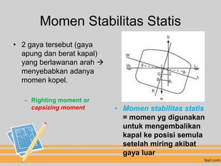 [6] momen stabilitas statis & final kg | PPT