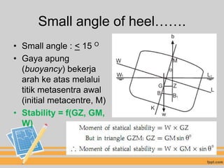 [6] momen stabilitas statis & final kg | PPT