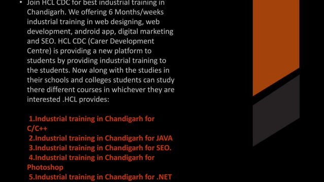 6 months and 6 weeks industrial training | PPTX