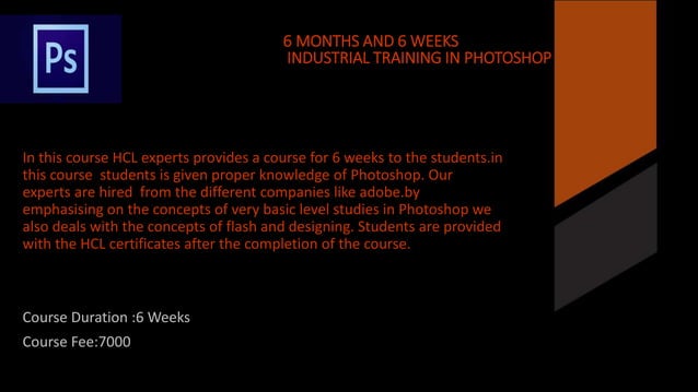 6 months and 6 weeks industrial training | PPTX