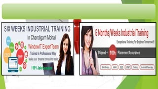 6 months industrial training in chandigarh | PPT