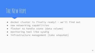 6 Months Sailing with Docker in Production | PPT