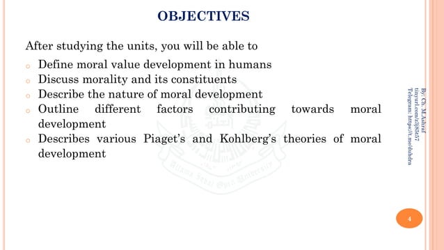 Unit-6 Moral Development in Adolescent Psychology | PDF