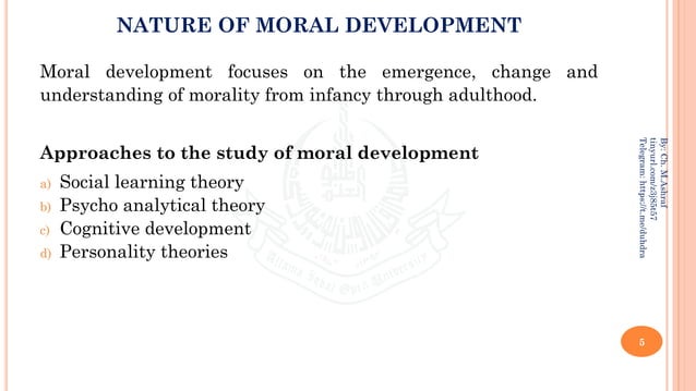 Unit-6 Moral Development in Adolescent Psychology | PDF