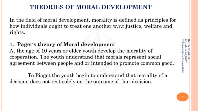 Unit-6 Moral Development in Adolescent Psychology | PDF