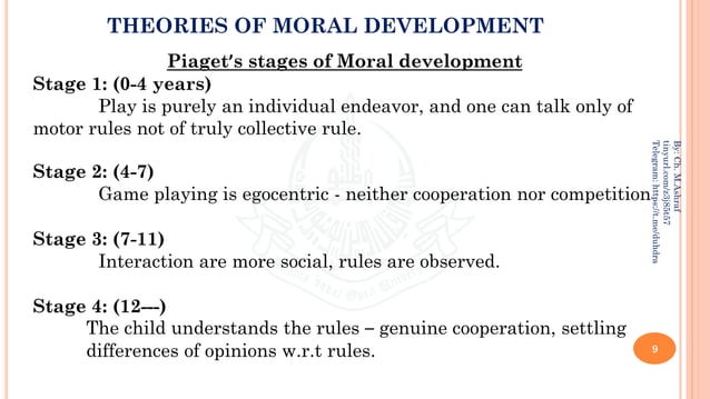 Unit-6 Moral Development in Adolescent Psychology | PDF