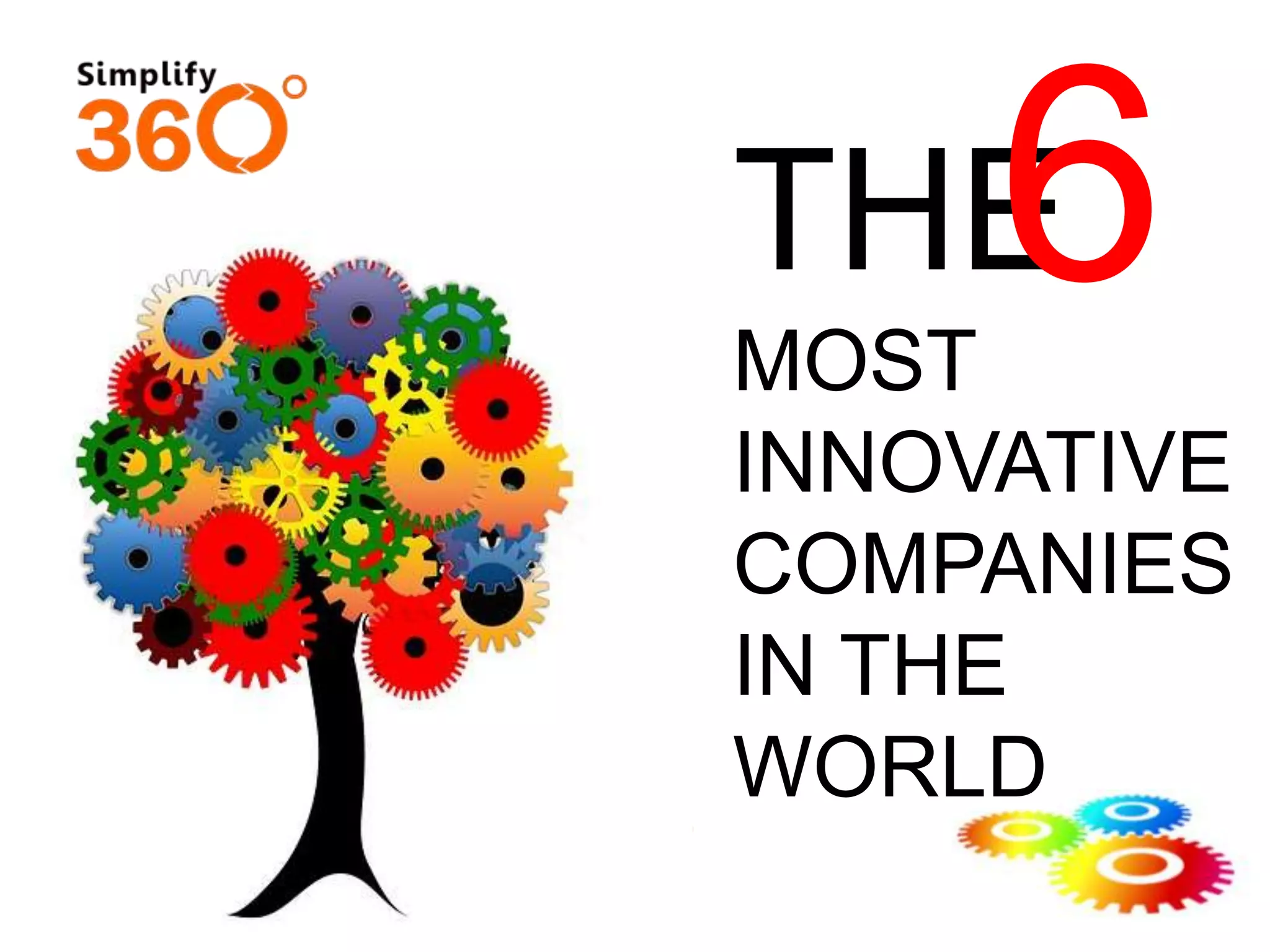 The 6 most innovative companies in the world | PDF