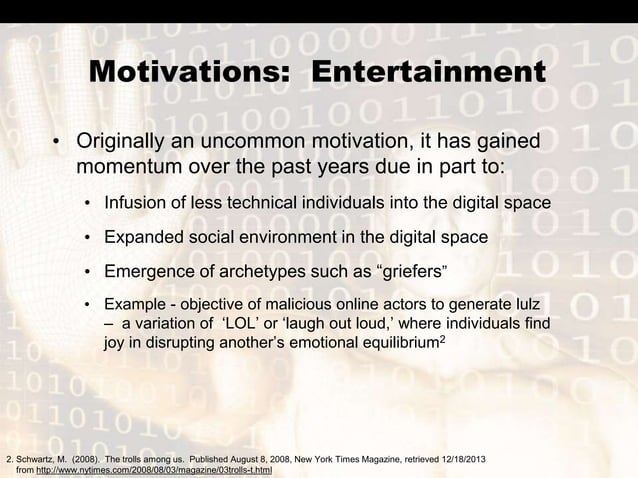 6 motivations of cybercriminals | PPTX