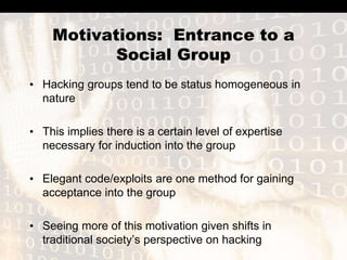 6 motivations of cybercriminals | PPTX