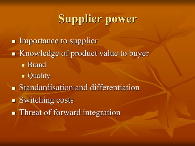 6 M Porter's 5 forces competitive model.ppt | Business Administration ...