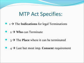Understanding the MTP Act Interpretation & implications dr. Sharda Jain ...