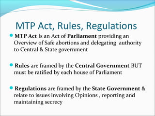 Understanding the MTP Act Interpretation & implications dr. Sharda Jain ...