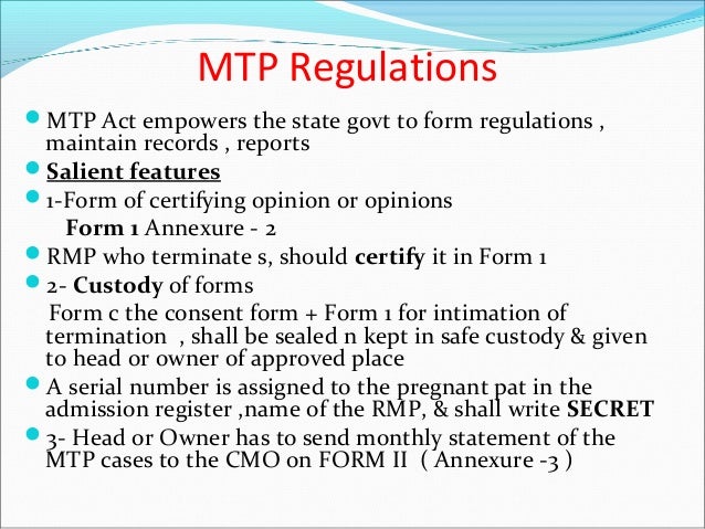 Understanding the MTP Act Interpretation & implications dr. Sharda Ja…
