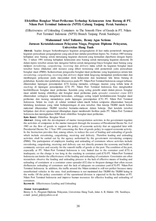 JURNAL PDP VOL 4 NO 1 Muhammad Arief Benny Agus Setiono Efektifitas ...