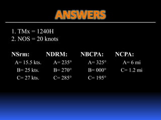 radar plotting- multiple targets | PPTX