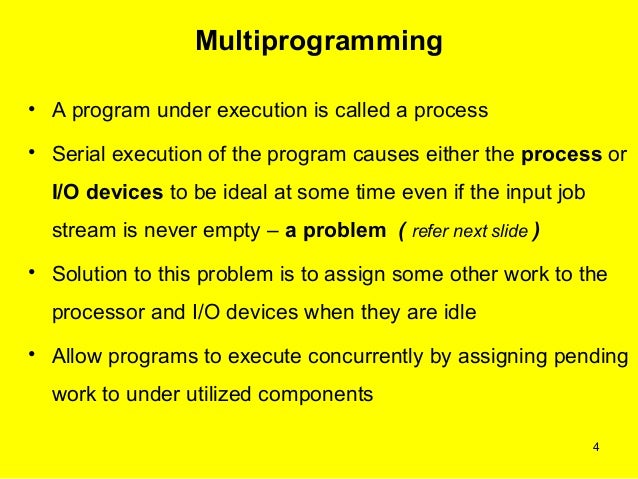 6 multiprogramming & time sharing 6 multiprogramming & time sharing
