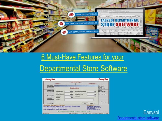 6 must have features for departmental store software | PPT