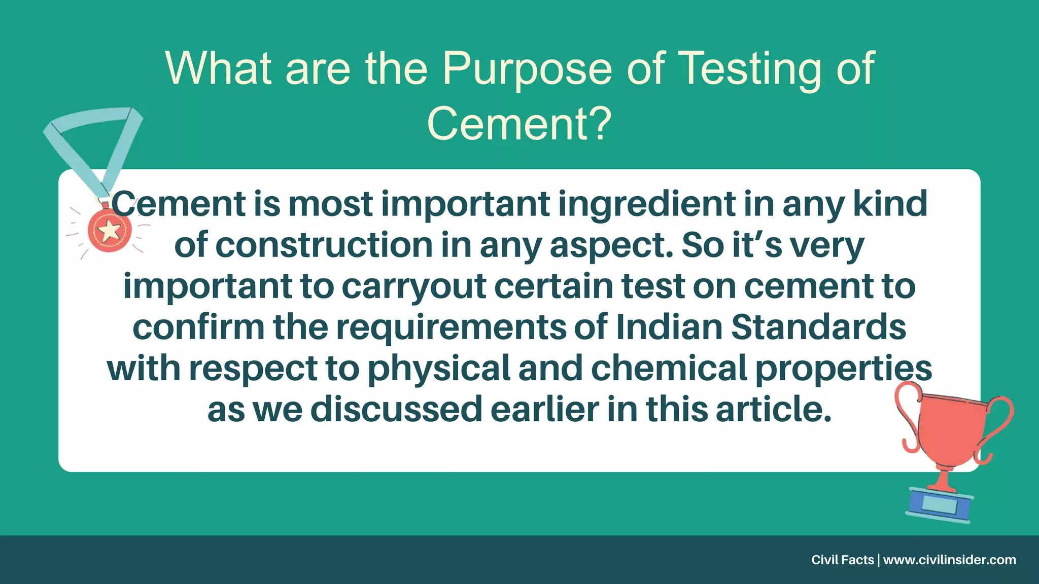 Tests of cement- Lab tests | PPTX