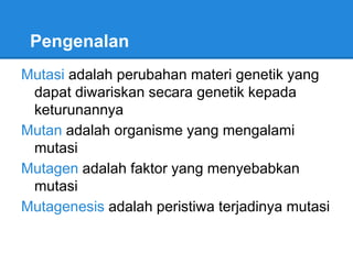 Mutasi | PDF