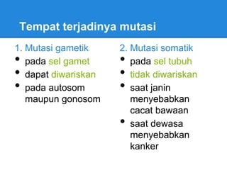 Mutasi | PDF