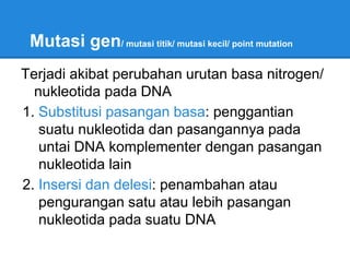Mutasi | PDF