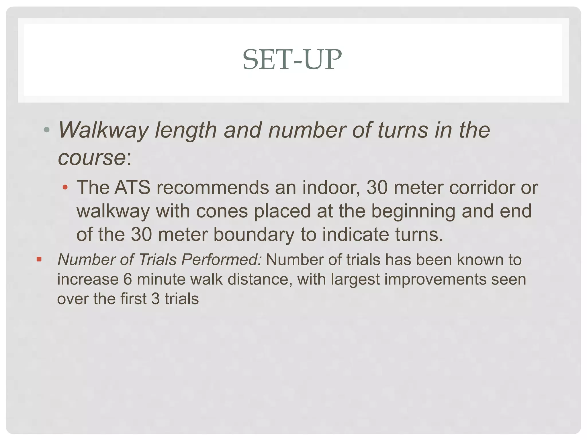 6 minute walk test | PPTX