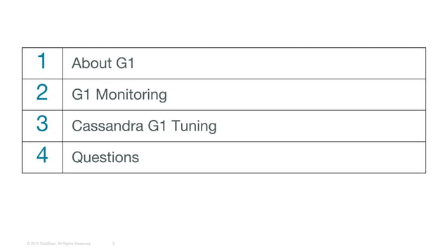 G1 collector and tuning and Cassandra | PPTX | Programming Languages | Computing