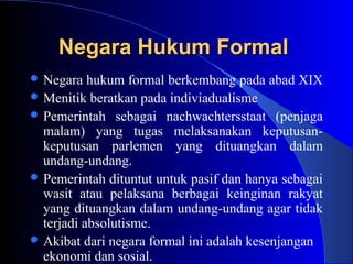 6 negara hukum dan demokrasi | PPT