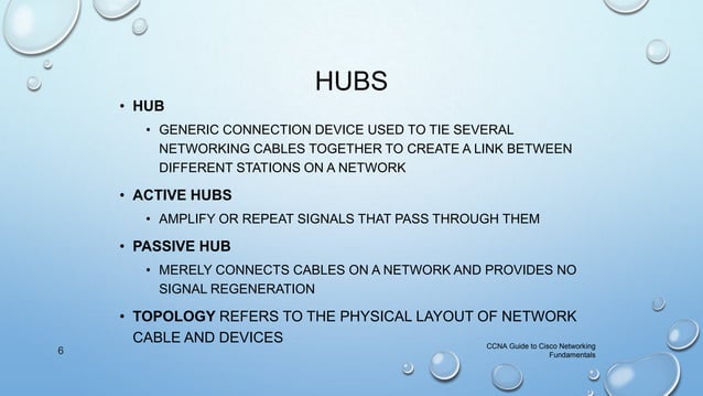 6 network devices | PPT
