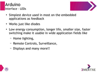 Arduino - Peripherals and interface | PDF