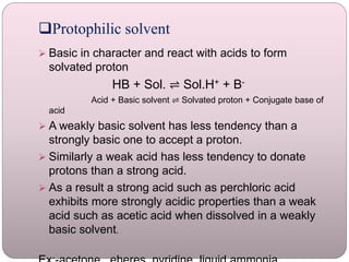 6 non aqueous jntu pharmacy | PPT