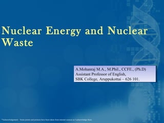 Nuclear waste | PPT