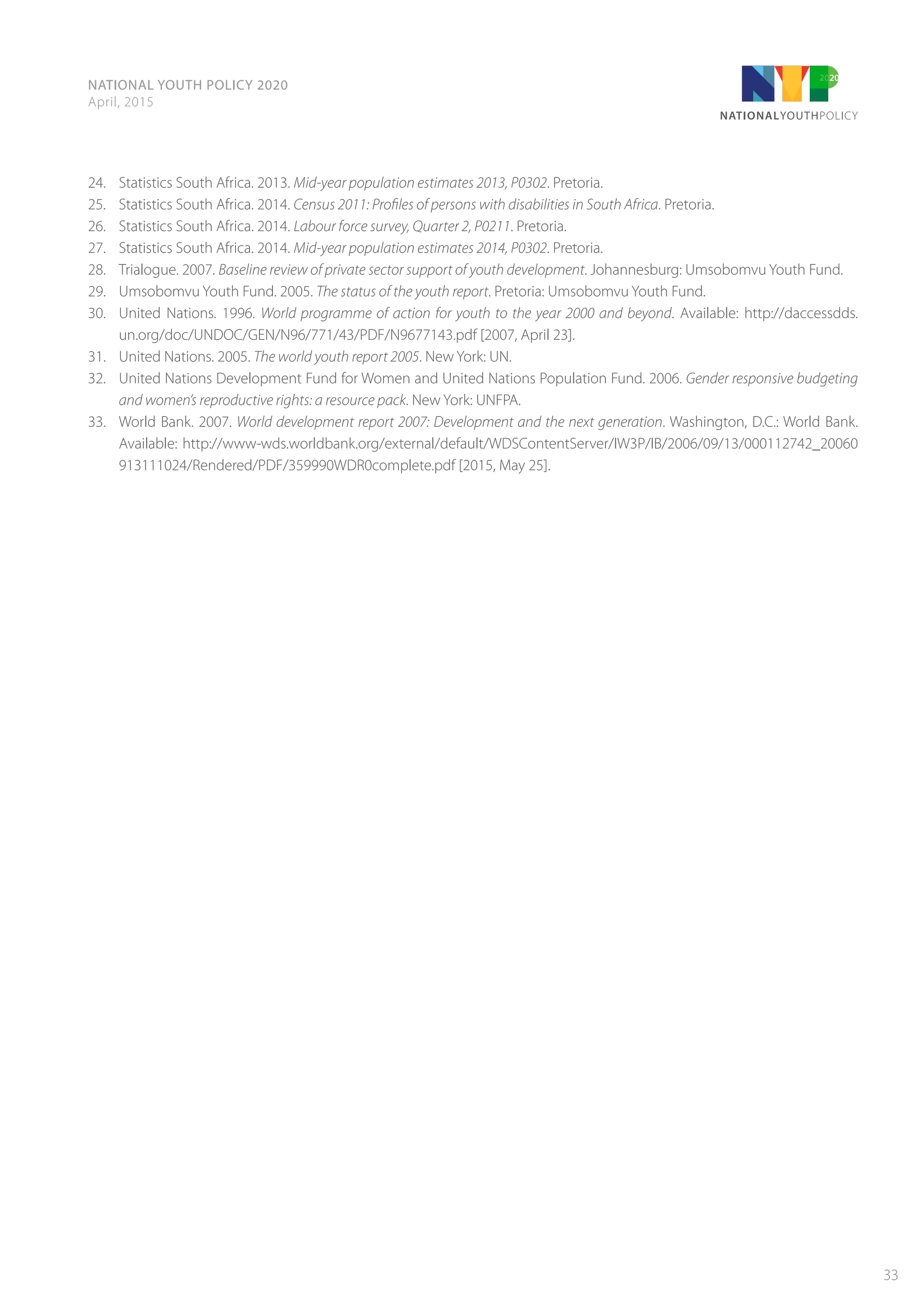 The Presidency - NYP Policy 2020 Report | PDF