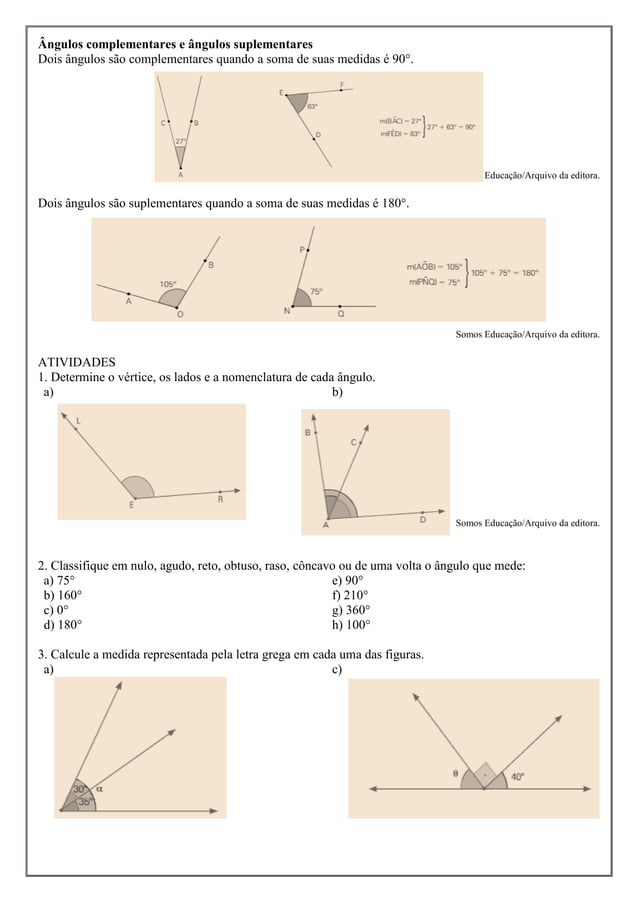 6o-MAT-Atividade-4-ANGULOS-NOCAO-USOS-E-MEDIDA-TIPOS-DE-ANGULOS ...