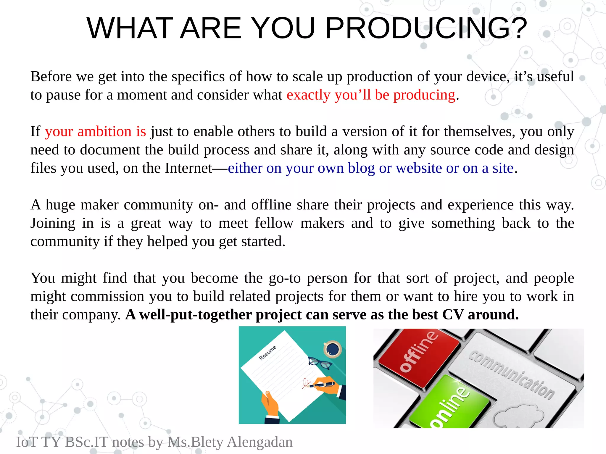 Moving to Manufacture_Internet of Things (Part 01) | PDF