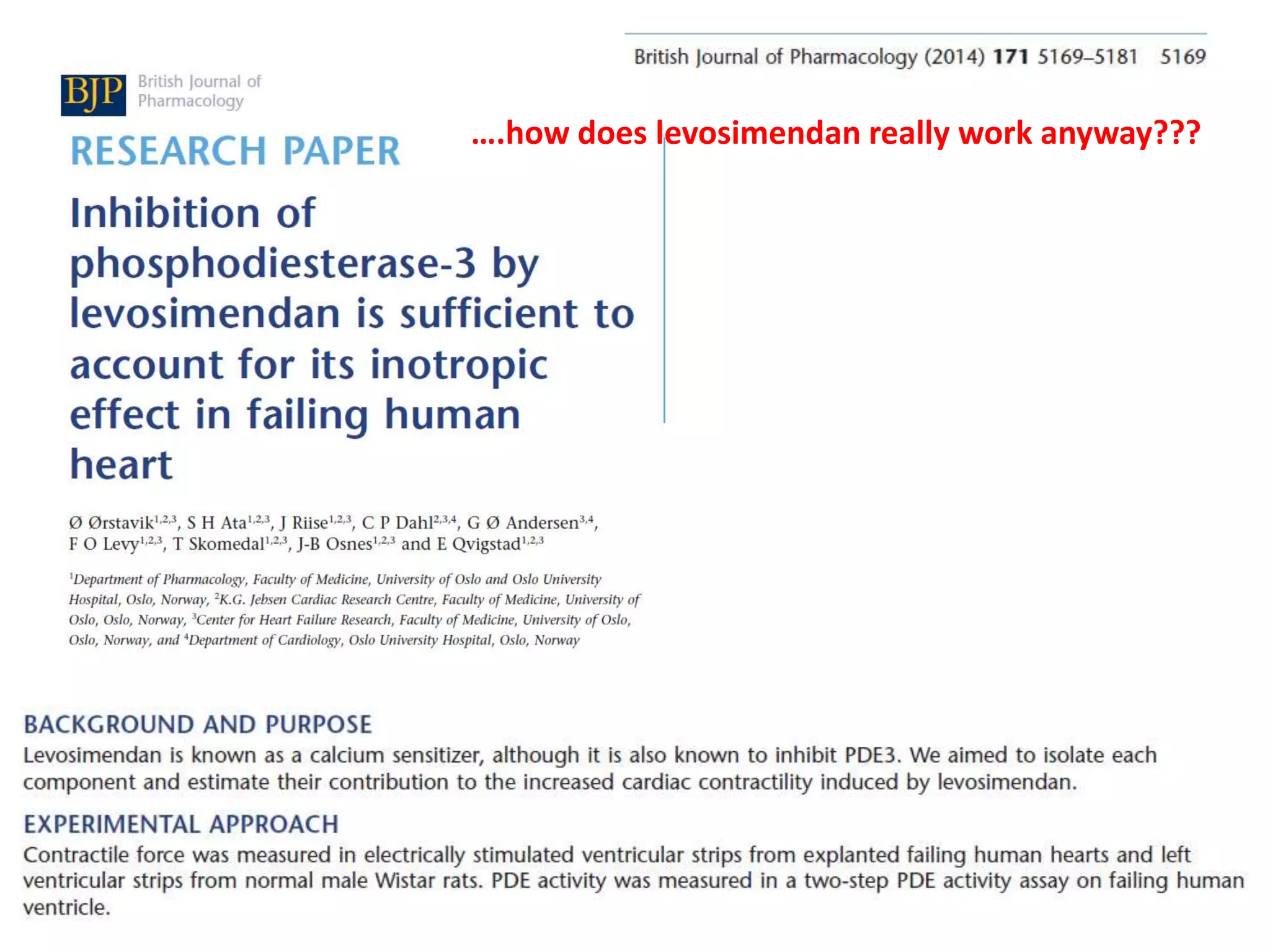 Inotrope therapy: Which one and when? by Professor Rinaldo Bellomo | PPT
