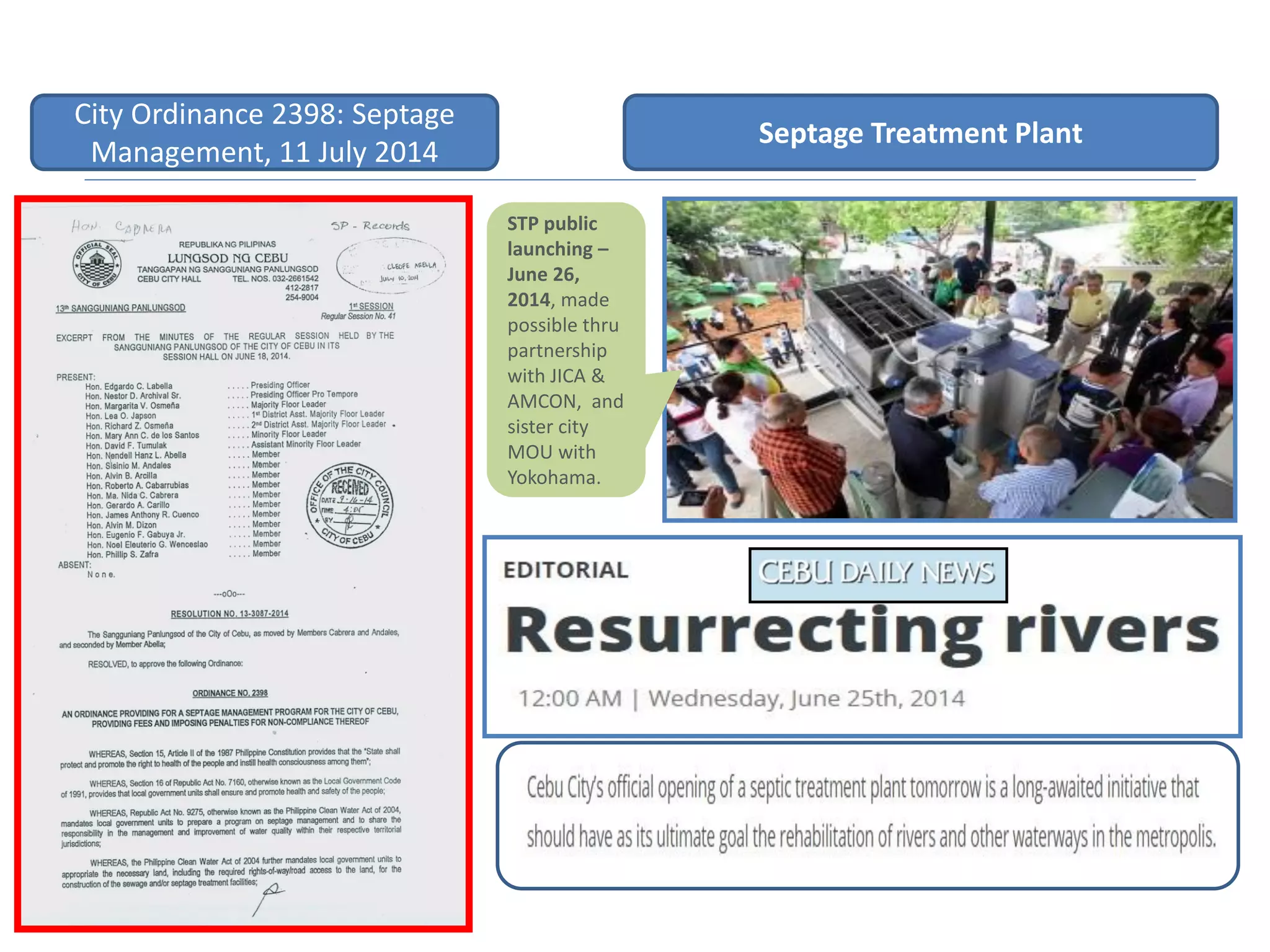 Cebu City's Septage Management Program | PDF