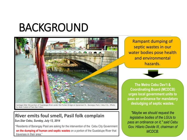 Cebu City's Septage Management Program | PDF