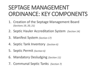 Cebu City's Septage Management Program | PDF